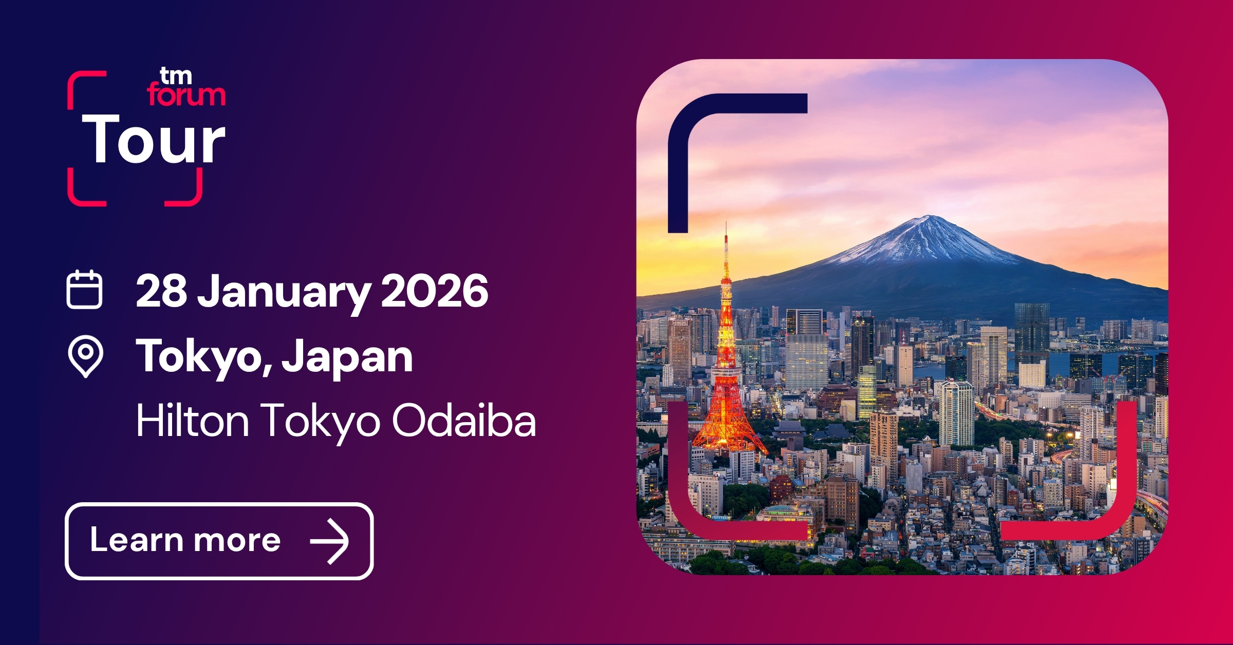 TM Forum Tour: Tokyo, Japan - TM Forum Tour